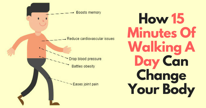How 15 Minutes Of Walking A Day Can Change Your Body