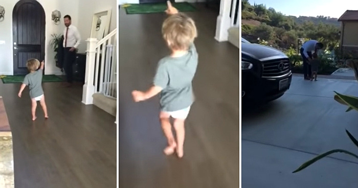 "Be A Good Fart Machine Today, Dad" – This Viral Video Of Cute Toddler ...
