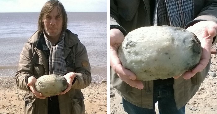 Couple Stunned After Stumbling Across "Weird Stone" On The Beach - And ...