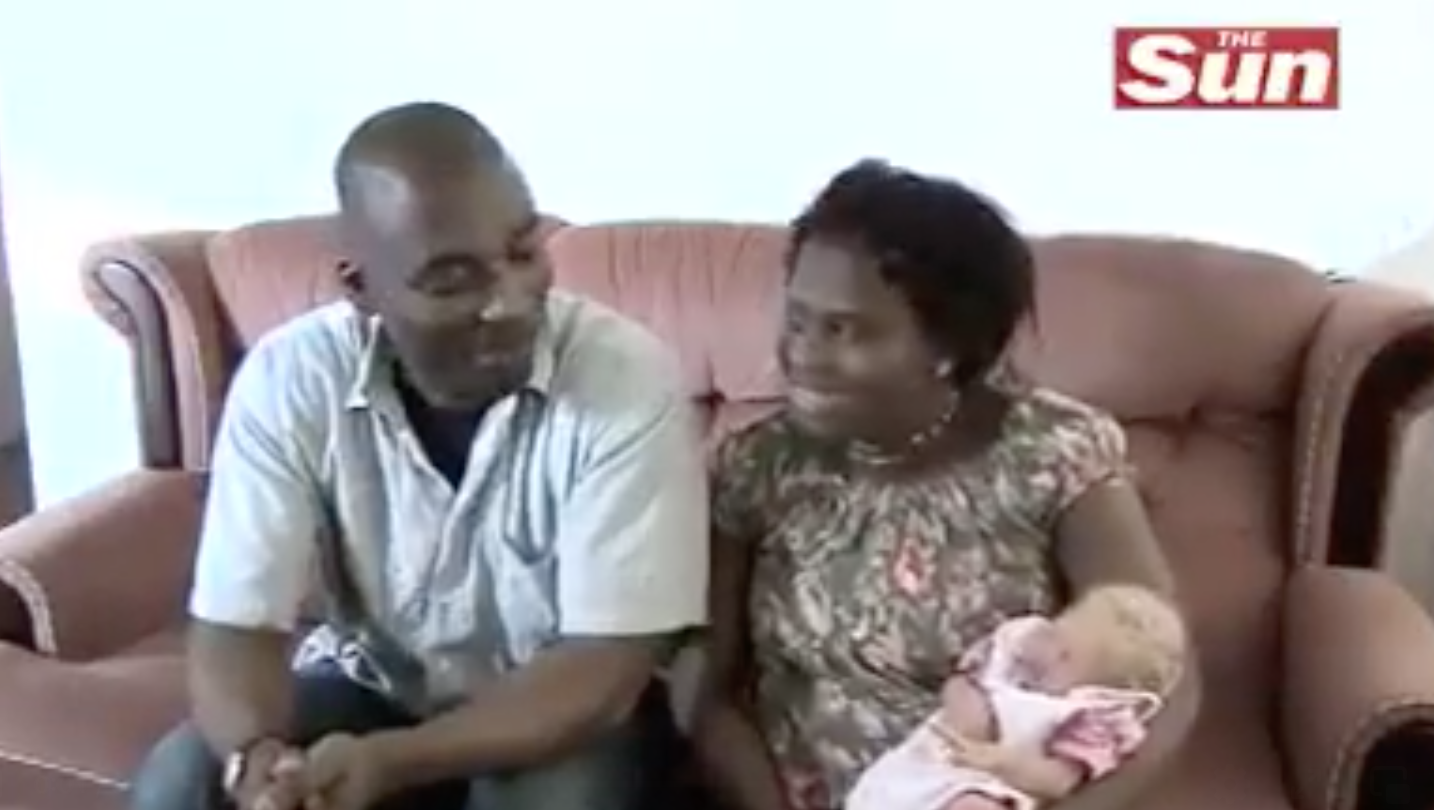 'A Miracle Baby': Black Couple Gives Birth to a Blond, Blue-Eyed Child ...