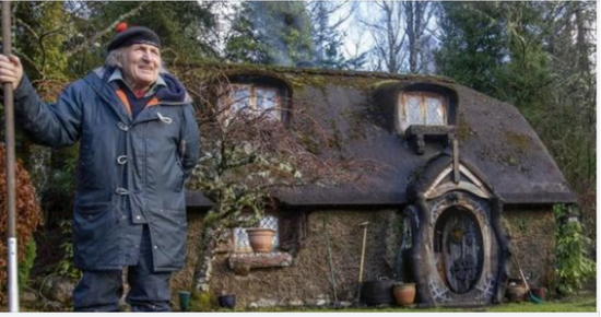 At 90 This Old Man Amazed The World By Building His Own Hobbit House ...