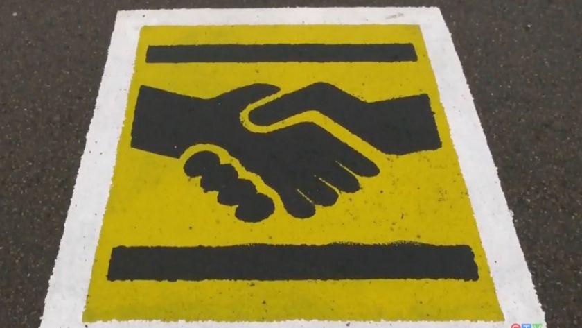 Here’s What A Handshake Symbol On A Parking Space Means