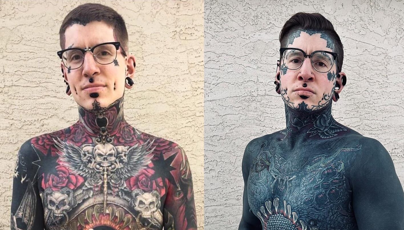 ‘World’s Most Tattooed’ Man Who Is 97% Covered In Tattoos Reveals What ...
