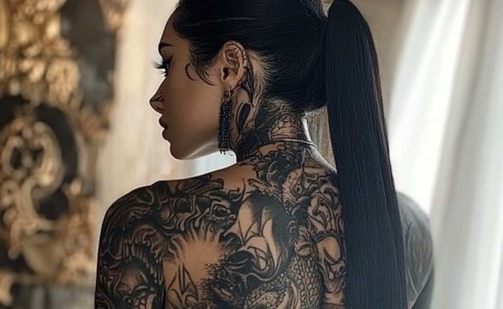 Army Vet Breaks World Record With Having Her Body Tattooed 99.9%, But ...