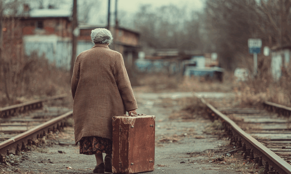 She Walked Away With A Tattered Suitcase